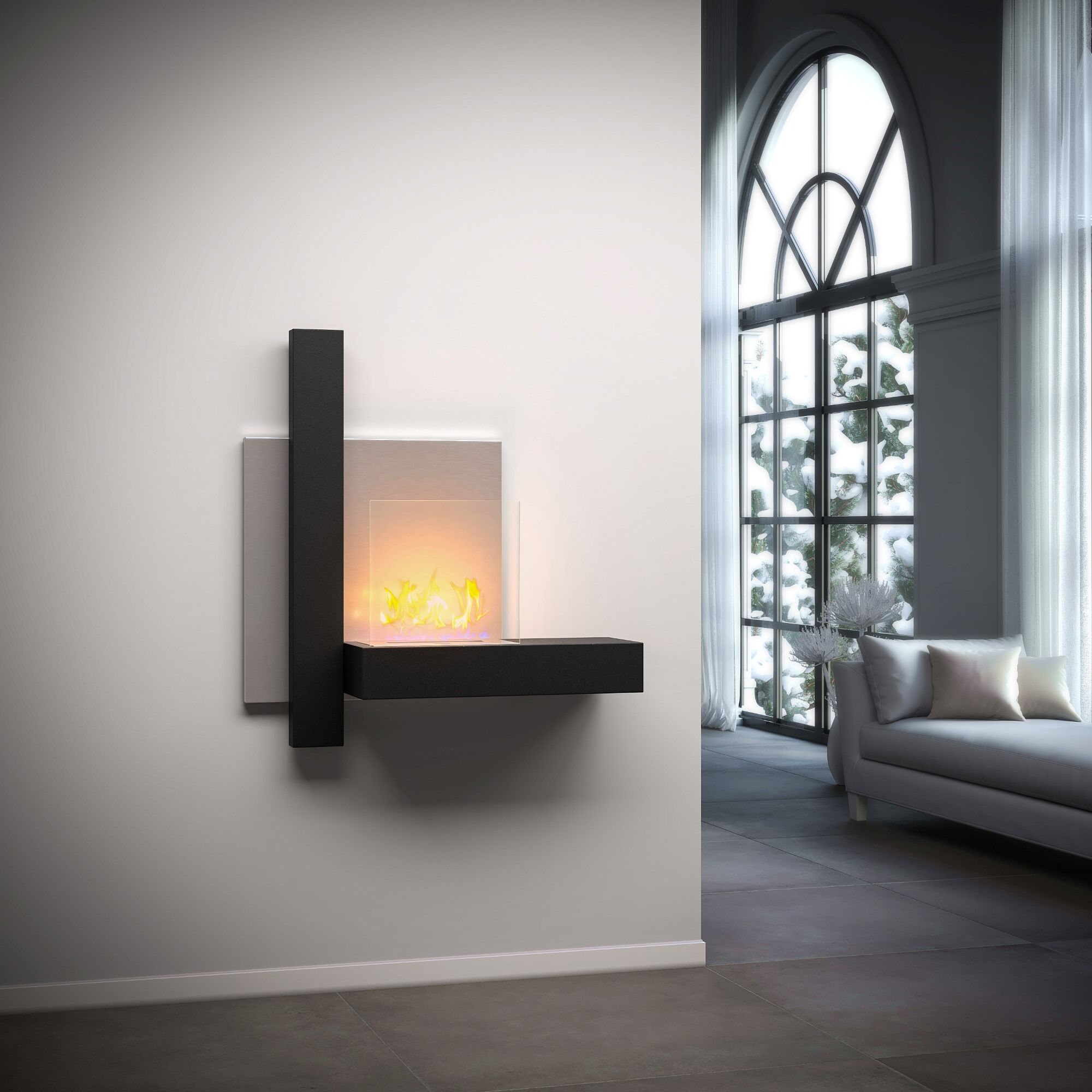 Ethanol Kamin Wand: Elegante Wärme